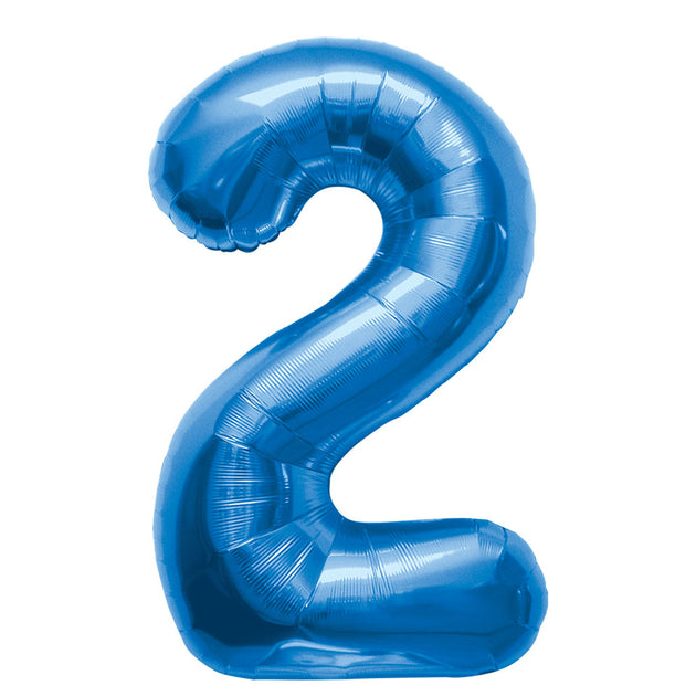 34" Blue Numbers (0-9) – Glitzfully Party Co.